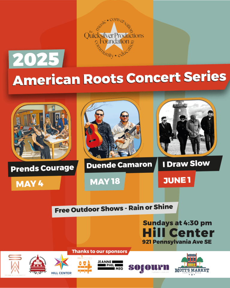 American Roots Concerts is back for the summer season! – Hill Center DC