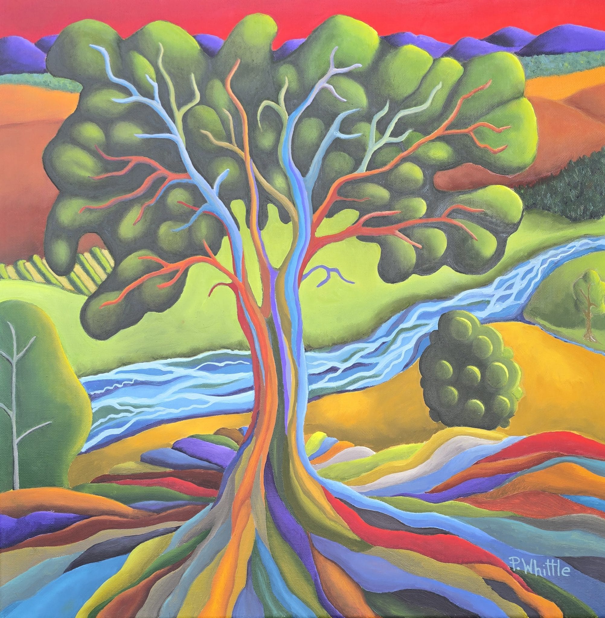 Patricia Whittle – The Tree II – Hill Center DC